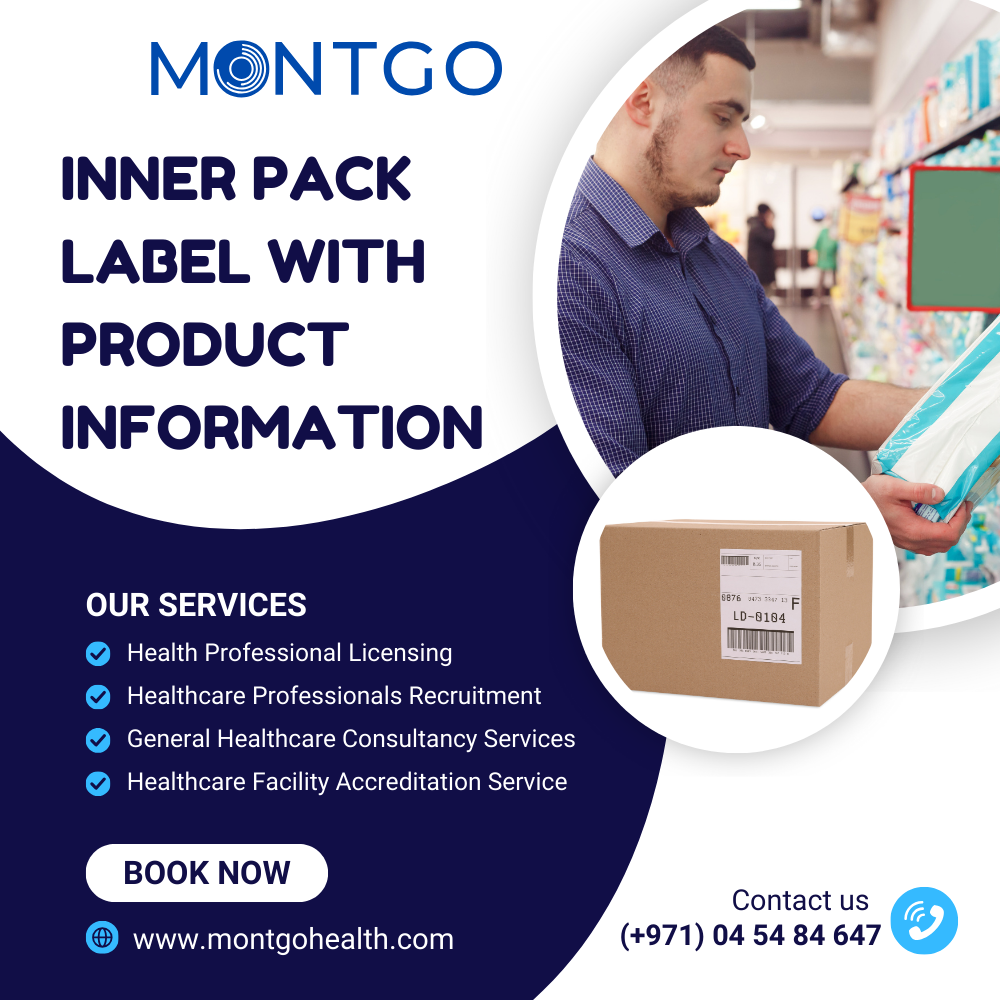 Inner Pack Label with Product Information - Montgo Health Systems