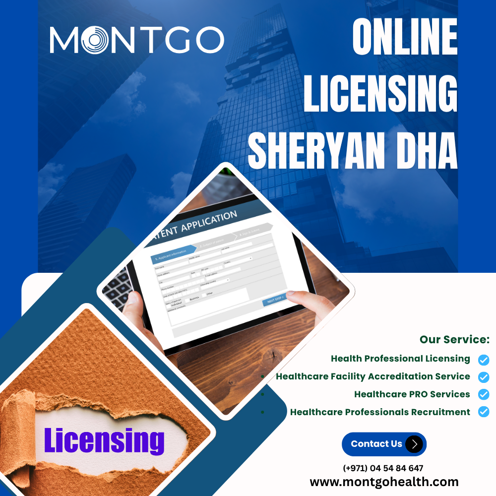 Online Licensing Sheryan Dha - Montgo Health Systems