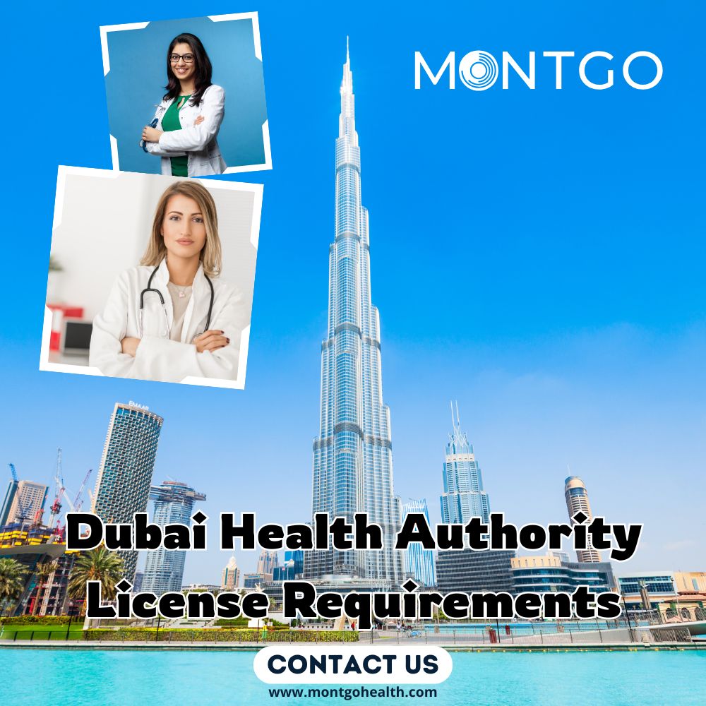 Dubai Health Authority License Requirements - Montgo Health Systems
